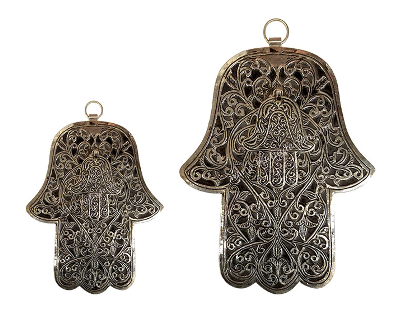 Metal Khamsa Hand of Fatima – Badia Design Inc.