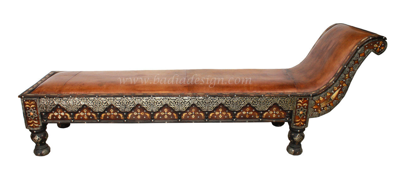 Embossed Metal Bone Inlay Bench – Badia Design Inc.