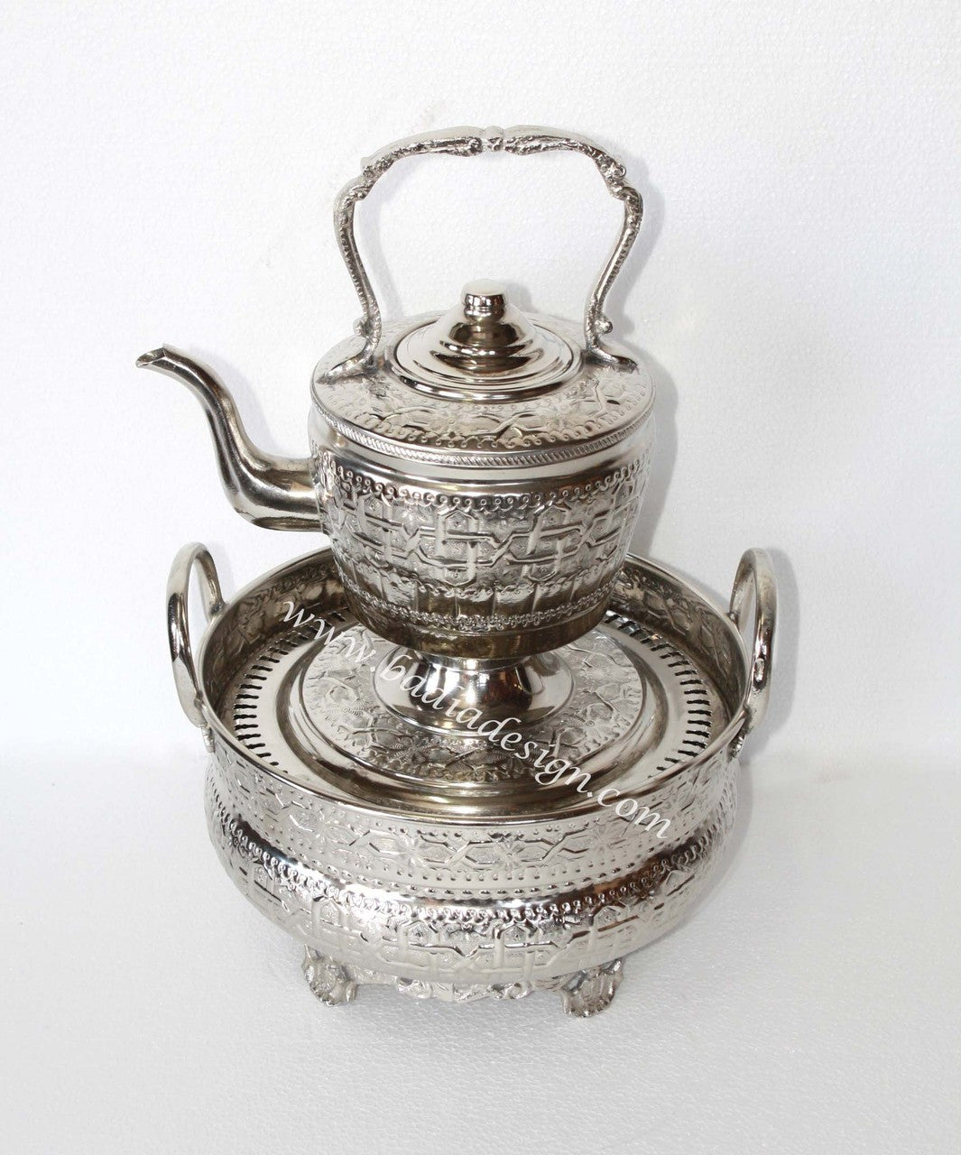 Moroccan Silver Plated Hand Washing Basin – Badia Design Inc.